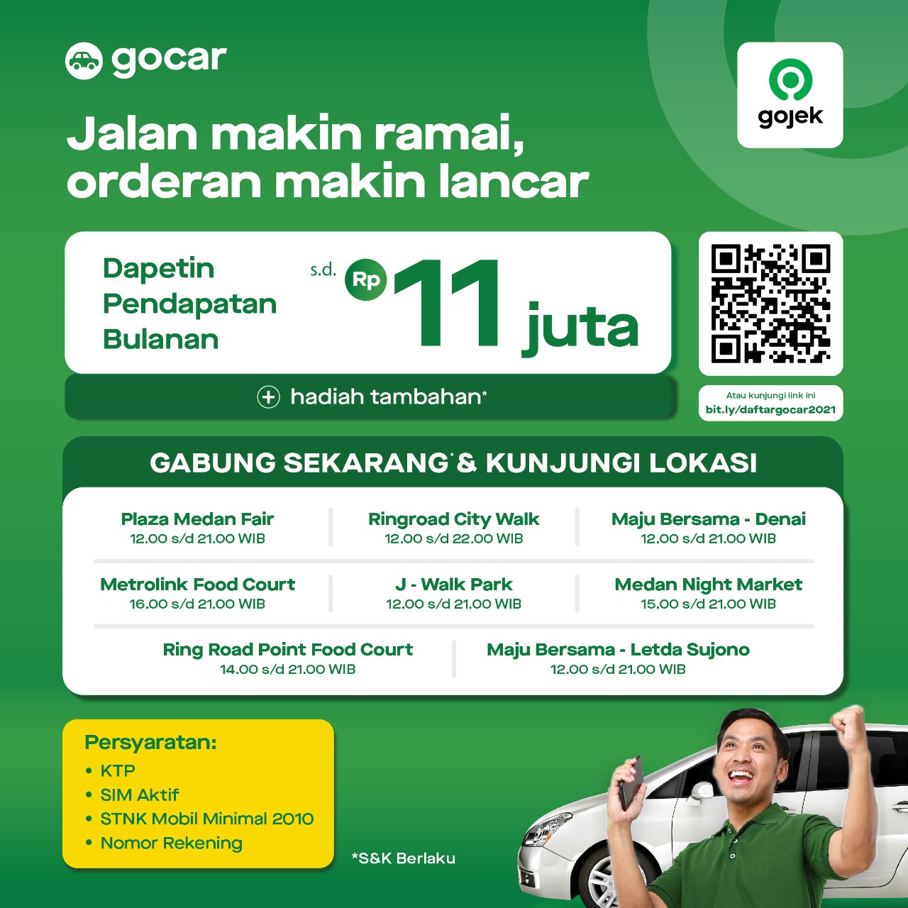 Cara Daftar Gocar 2021 Begini Syarat-Syaratnya.